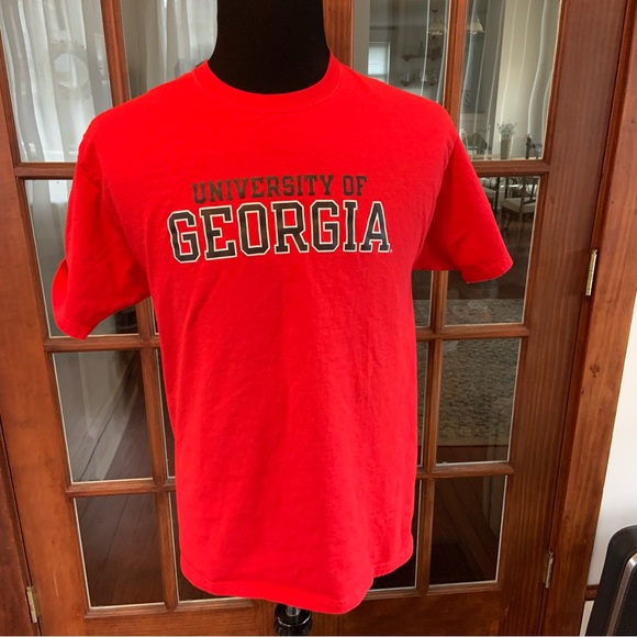 Champion | Shirts | University Of Georgia Adult Large Red Tshirt | Poshmark